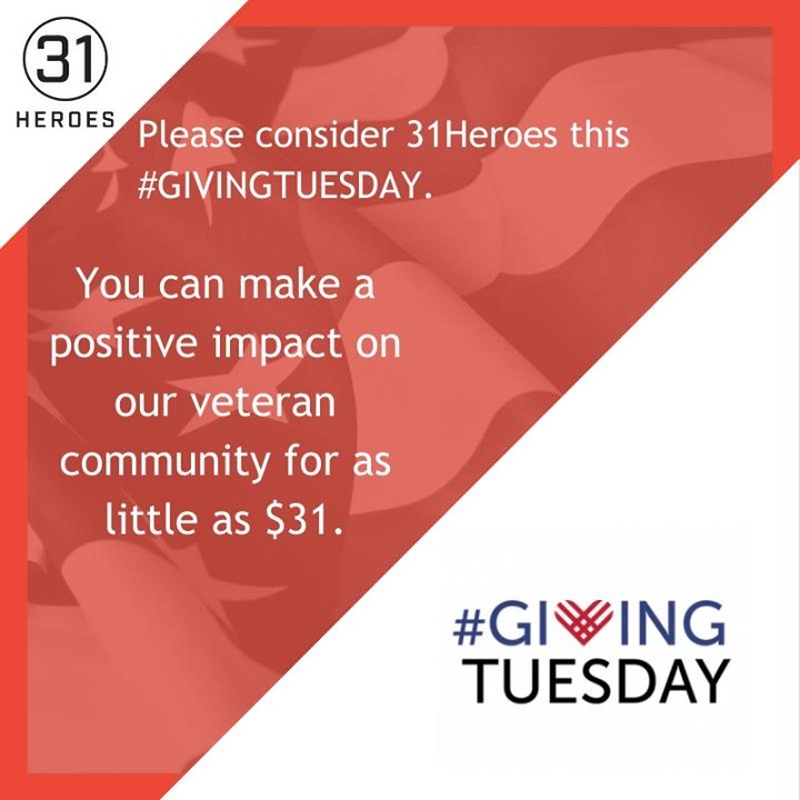 Giving Tuesday - 31Heroes